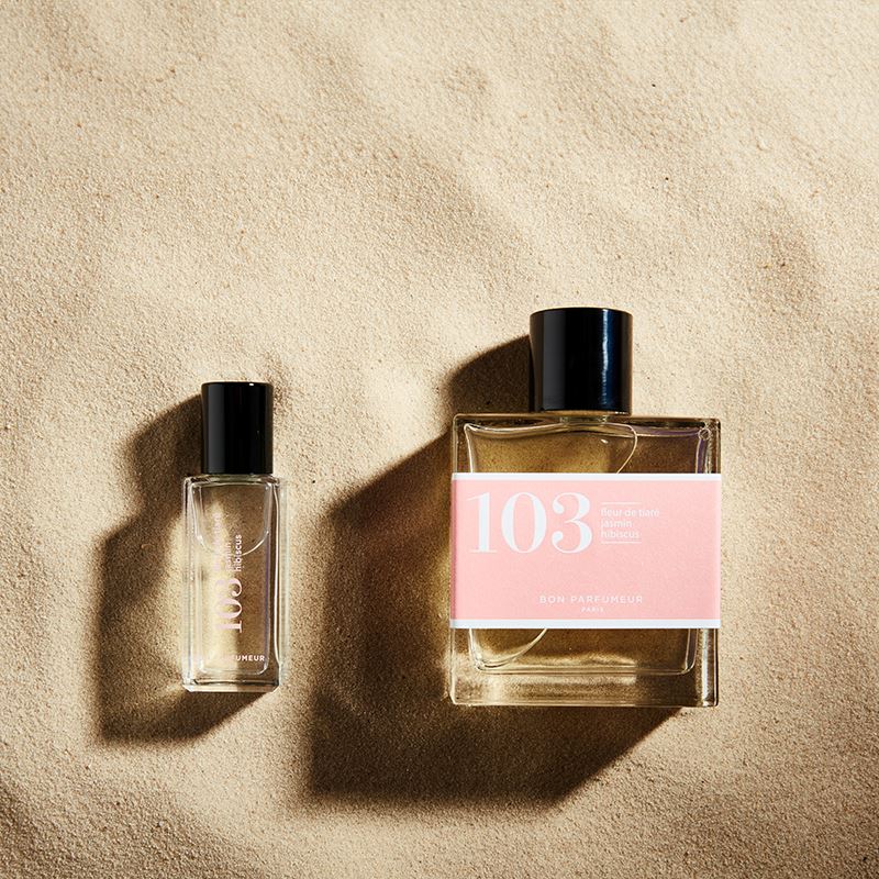 Eau de parfum 103 with tiare flower, jasmine and hibiscus – Bon Parfumeur