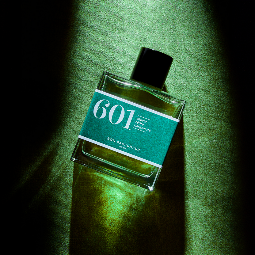 Eau de parfum 601 with vetiver, cedar and bergamot – Bon Parfumeur