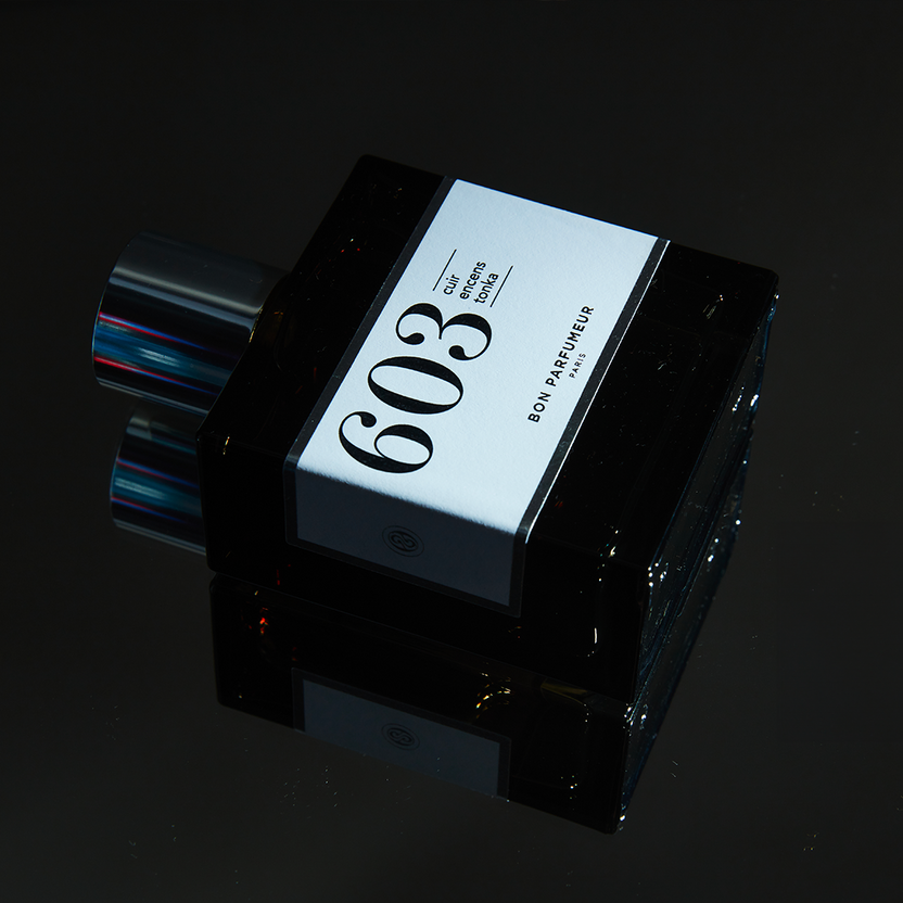 Eau de parfum 603 with leather, incense and tonka bean – Bon Parfumeur