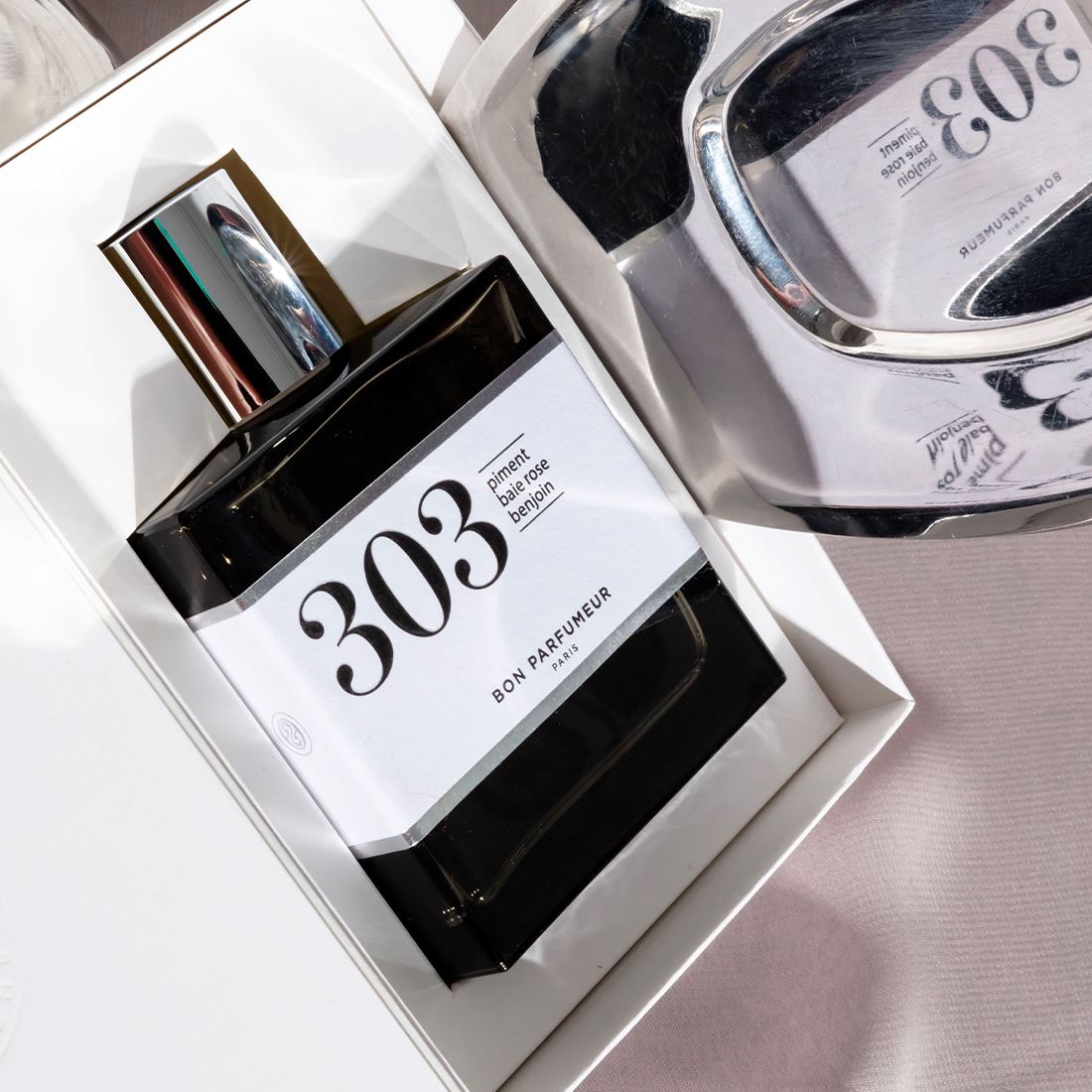 Eau de parfum 303 with chilli, pink pepper and benzoin – Bon Parfumeur