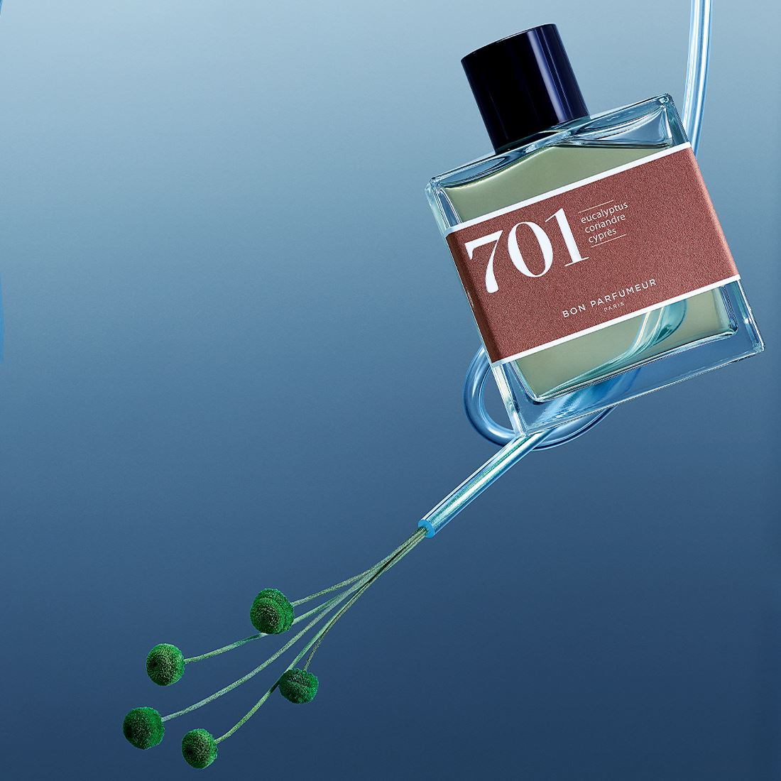 Eau de parfum 701 with eucalyptus, coriander and cypress – Bon Parfumeur
